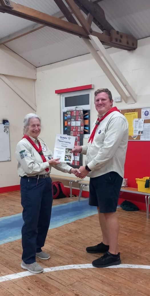 Congratulations Darren – 1st Southgate Scout Group